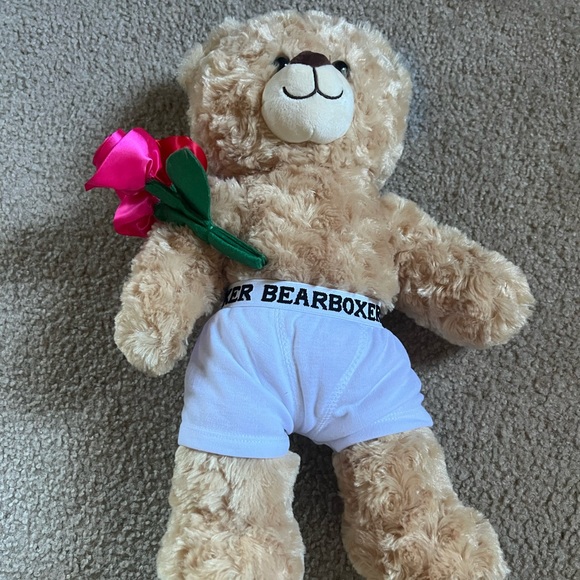 Build-A-Bear | Toys | Buildabear With Roses And Boxers | Poshmark